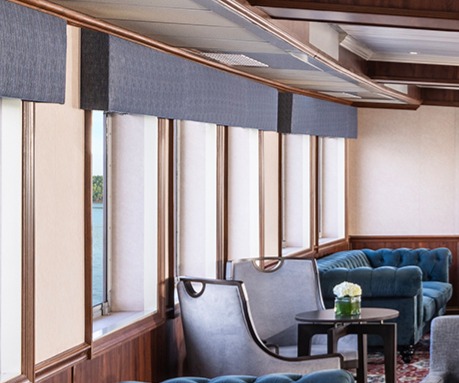 Dark Blue Cornices – American Cruiselines Warehouse